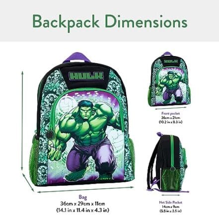 Marvel Kids The Incredible Hulk Backpack | Babyz Corner