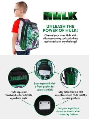 Marvel Kids The Incredible Hulk Backpack | Babyz Corner